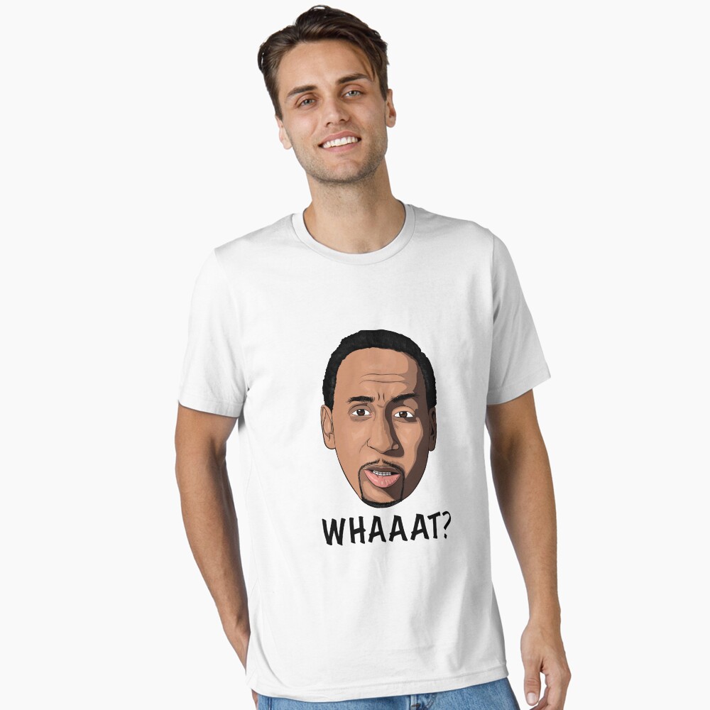 "Stephen A. Smith Whaaat?" Sticker by Kamdesign5 | Redbubble