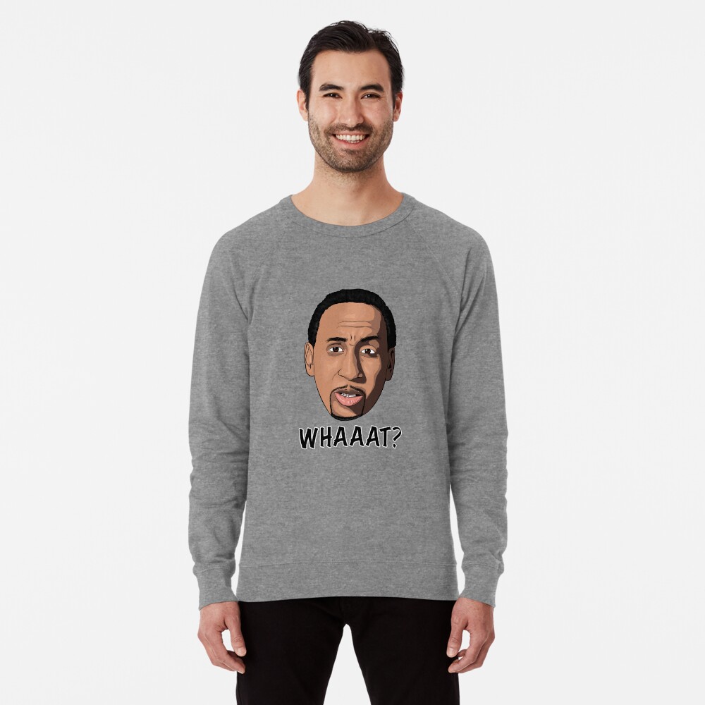 "Stephen A. Smith Whaaat?" Sticker by Kamdesign5 | Redbubble