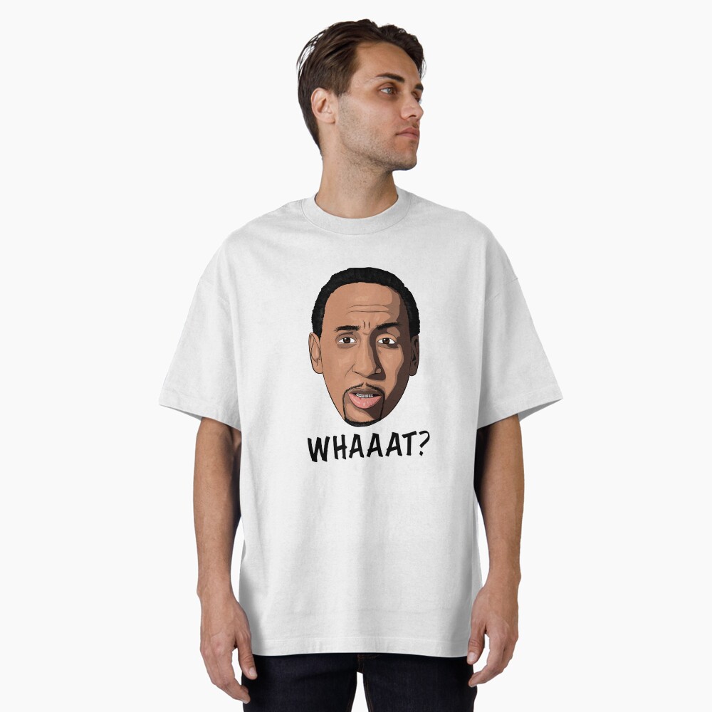 "Stephen A. Smith Whaaat?" Sticker by Kamdesign5 | Redbubble