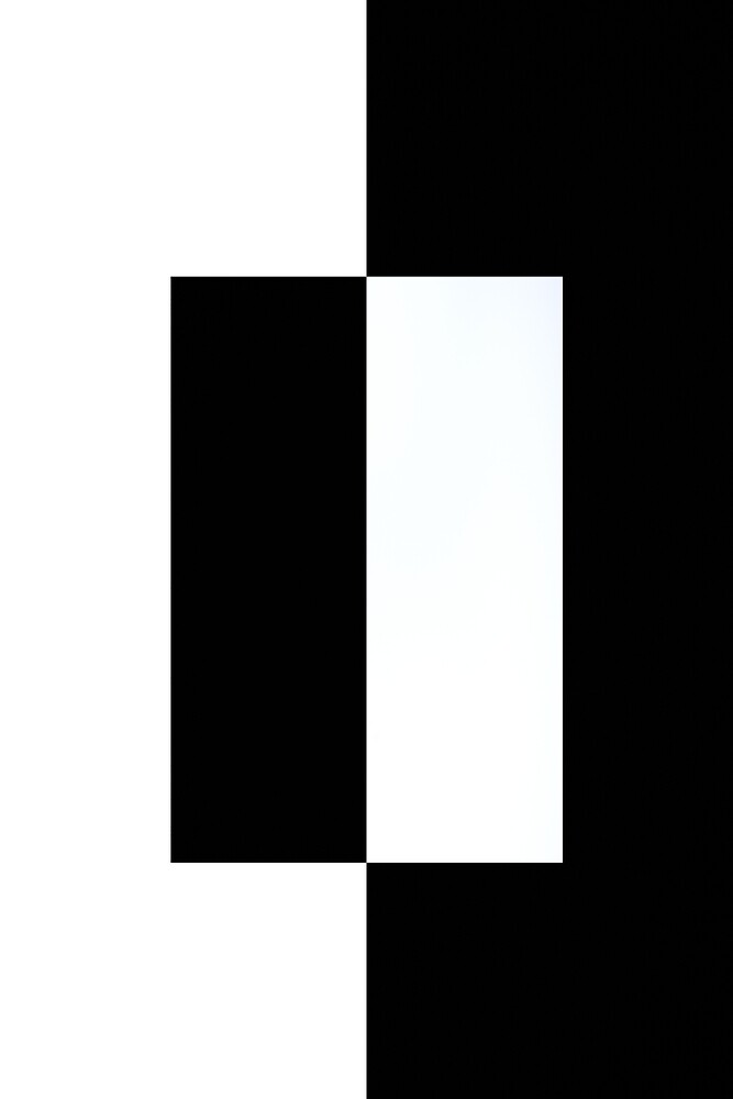 "White and Black - Color Block Special 1" by JGVentures | Redbubble