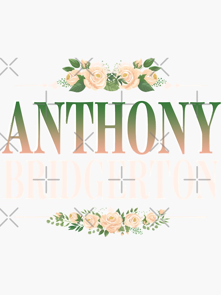 "Anthony Bridgerton" Sticker for Sale by HelloBridgerton | Redbubble
