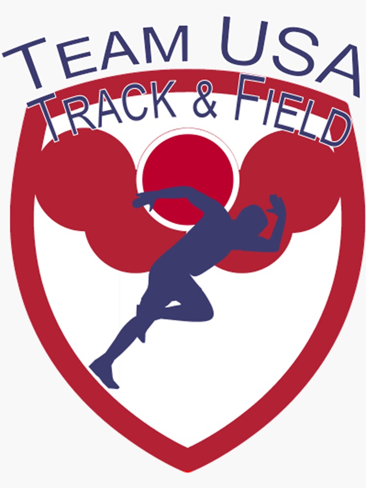 "Track And Field TEAM USA TRACK AND FIELD" Sticker for Sale by ...