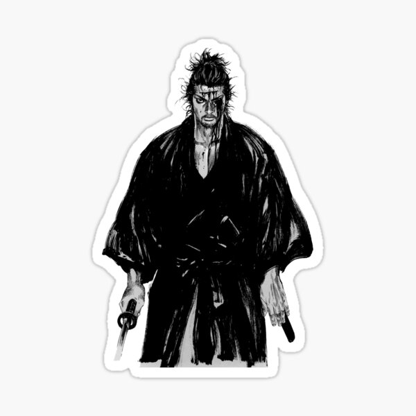 "musashi miyamoto" Sticker for Sale by snailhunter66 | Redbubble