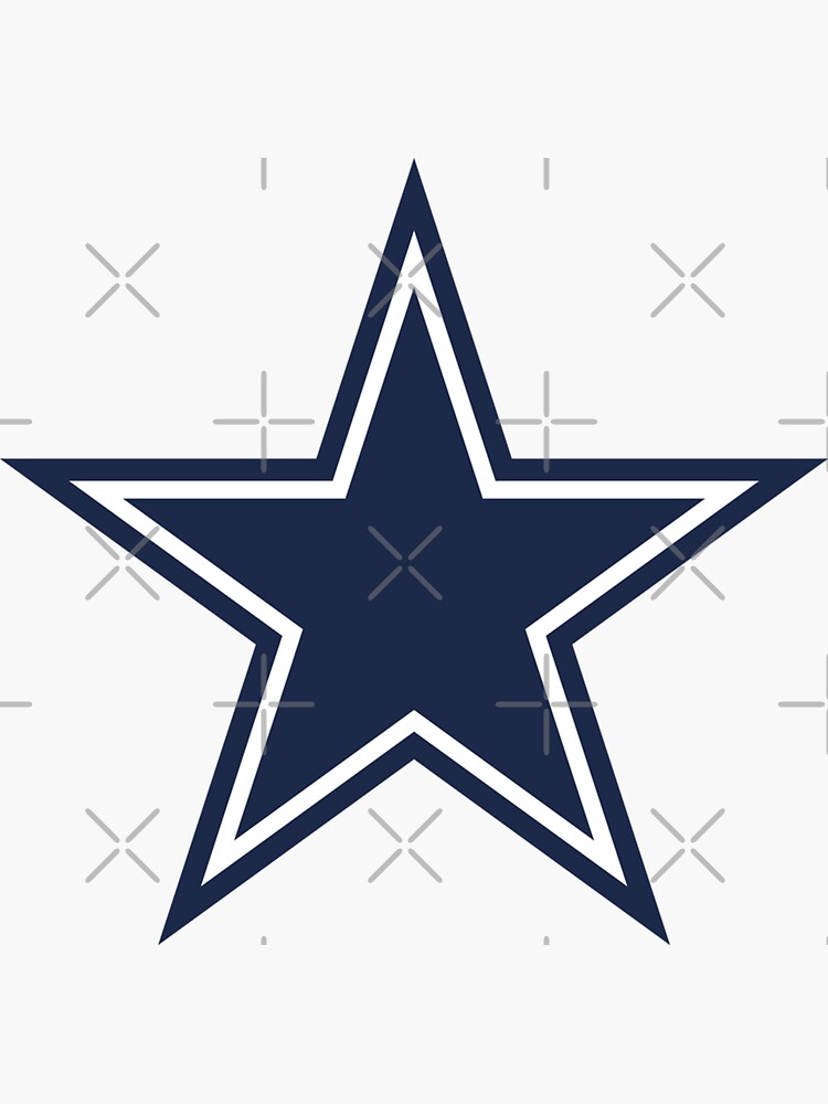 "Star Dallas CowBoy" Sticker for Sale by RodneySills | Redbubble