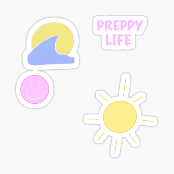 "PREPPY/VSCO STICKER PACK" Sticker for Sale by Jadaxaesthetics | Redbubble