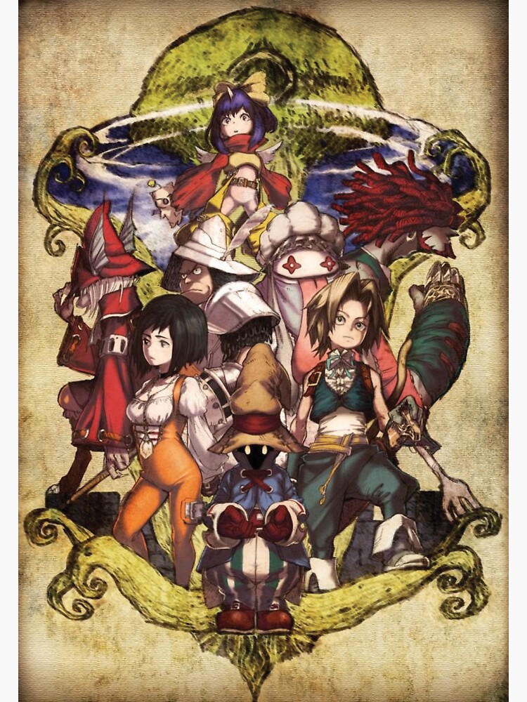 "Final Fantasy IX Main Character Group Design" Sticker for Sale by ...