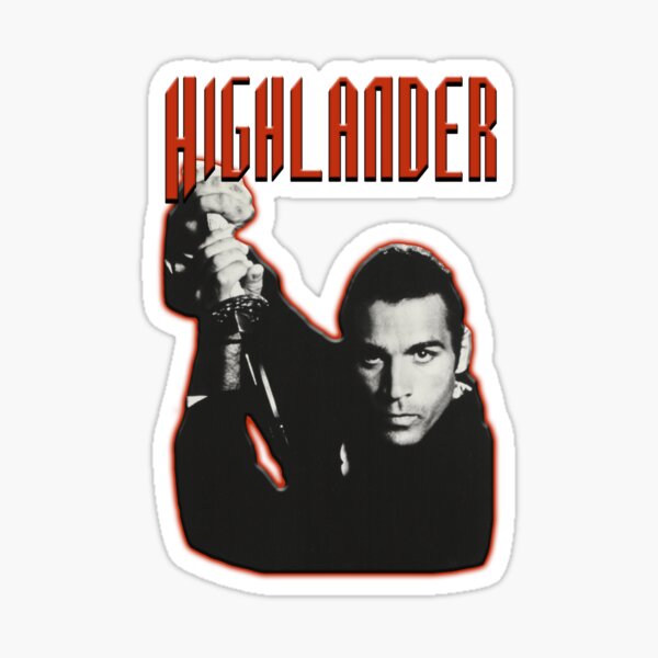 "Highlander Adrian" Sticker for Sale by Graceland77 | Redbubble