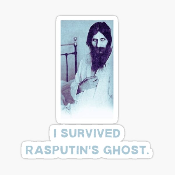 "I Survived Rasputin's Ghost" Sticker for Sale by CiraDeAngelis | Redbubble