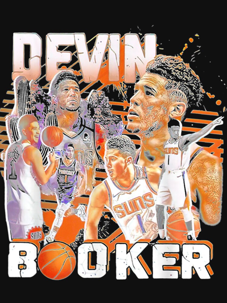 "Devin Booker Broken Nose Playoff Basketball Fan" T-shirt for Sale by ...