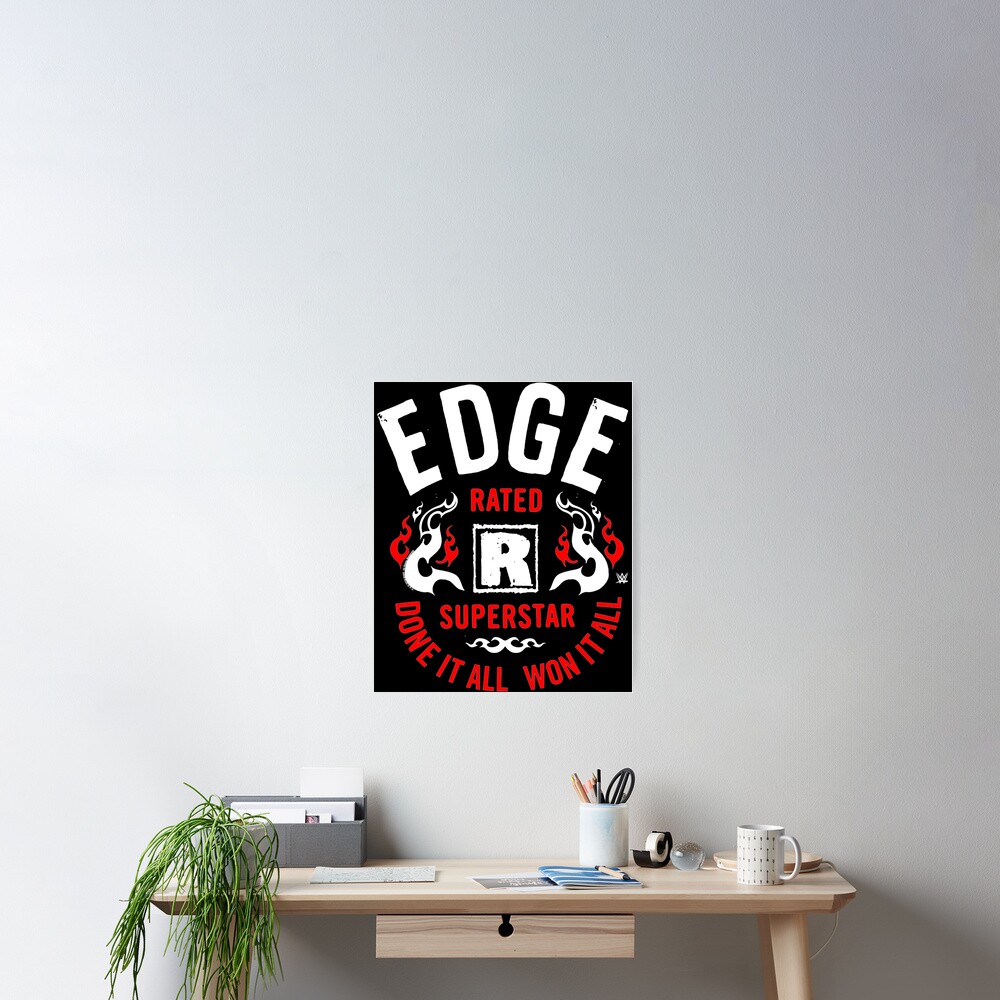 "WWE Edge Rated R Superstar T-Shirt (NXPowerLite Copy)" Poster by ...
