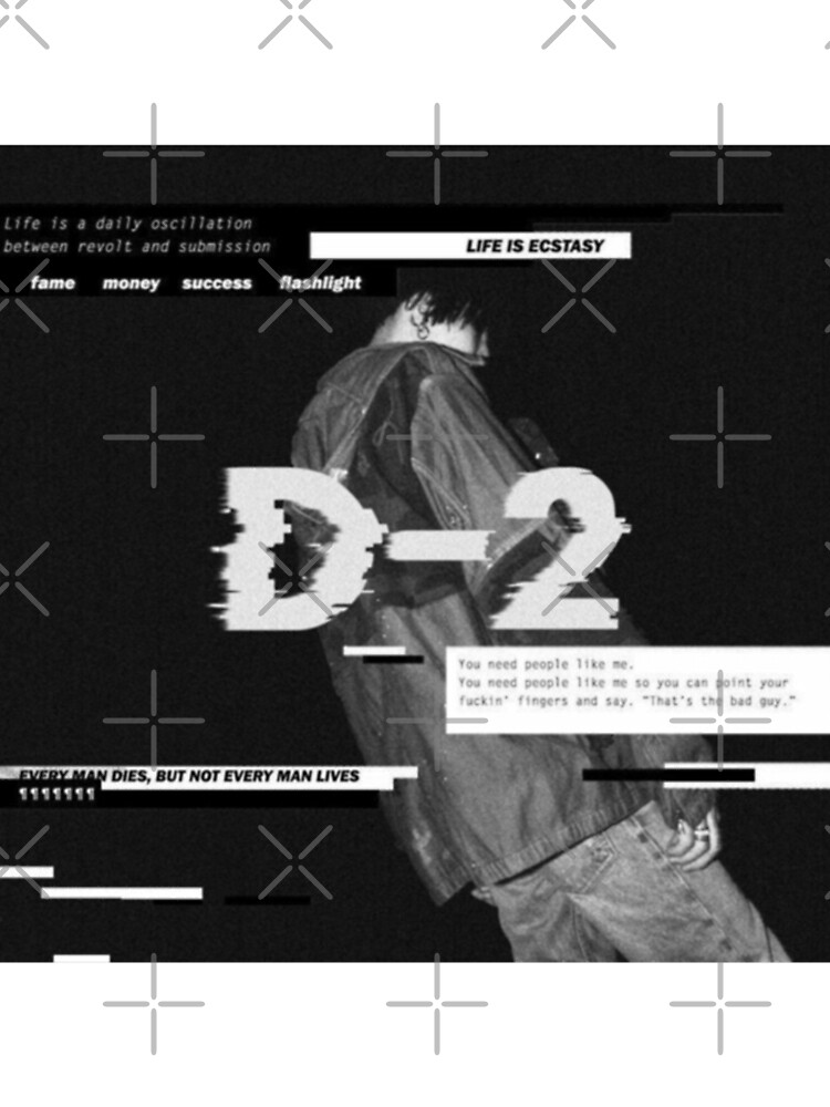 "Agust D and D-2 Album Crossover" Poster by JenniferJimenez | Redbubble