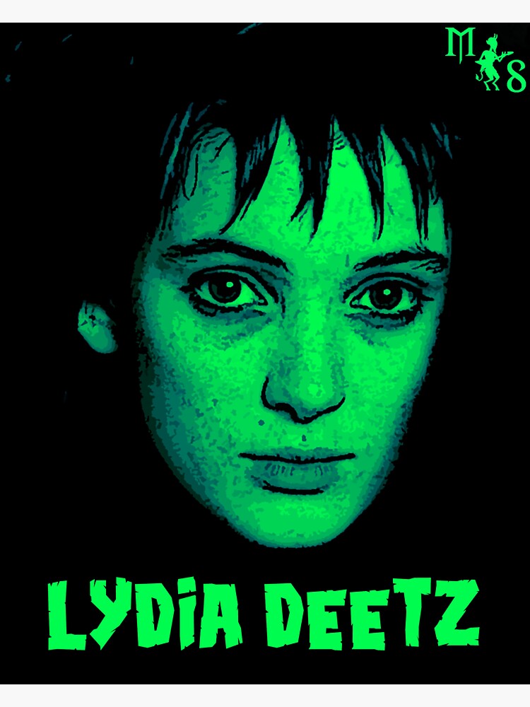 "Lydia Deetz" Sticker for Sale by MetalSatyrShop | Redbubble