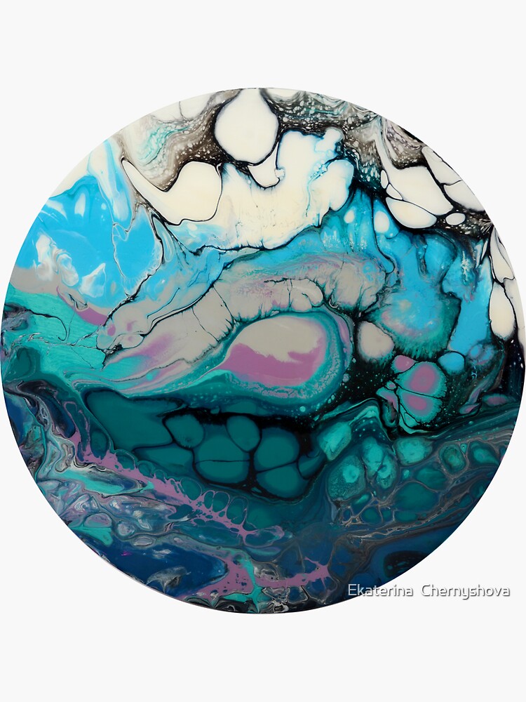 "AQUA" Sticker for Sale by Katerina12 | Redbubble