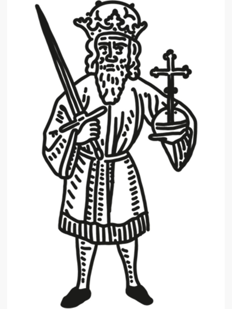 "King Tattoo - Priest Tattoo - Church Cross Tattoo" Art Print for Sale ...