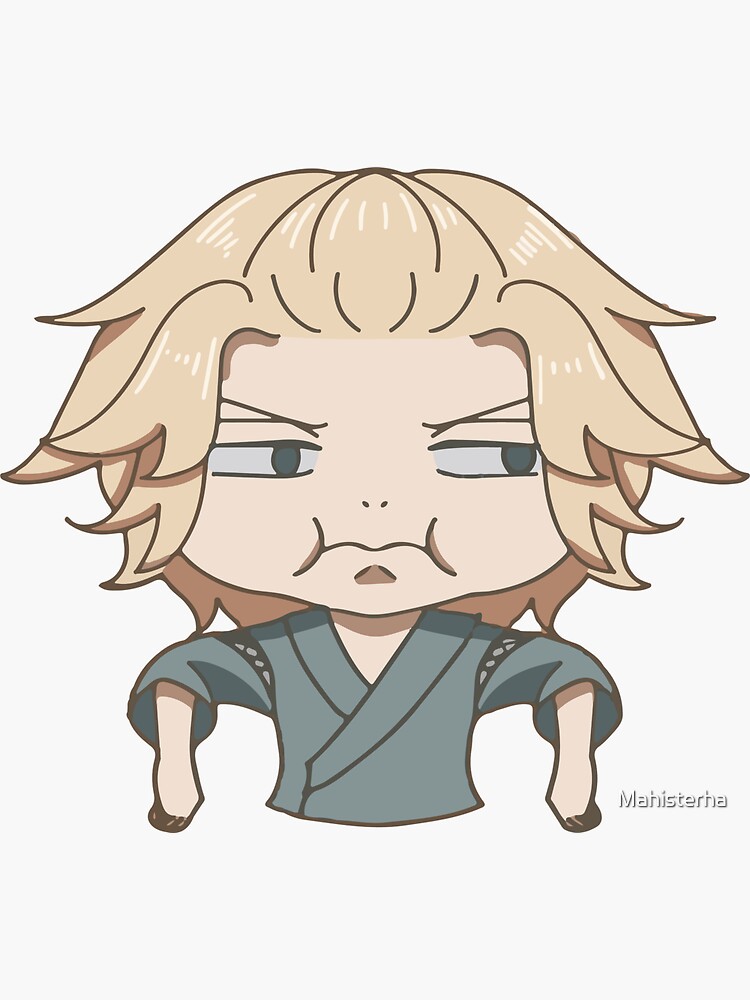 Pegatina Aburrido Draken Mikey Chibi Pegatina Doraken Tokyo R De Mahisterha Redbubble