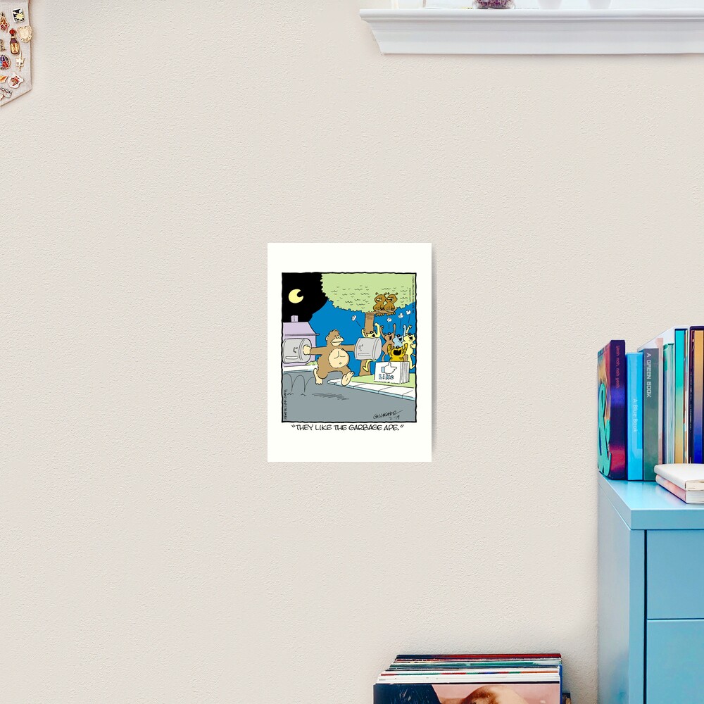 "Heathcliff Garbage Ape Comic Strip" Art Print for Sale by ...