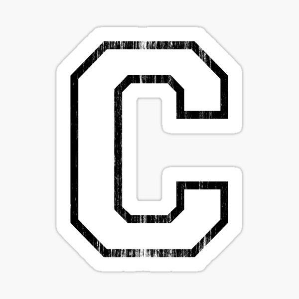 "Big Varsity Letter C" Sticker for Sale by adamcampen | Redbubble