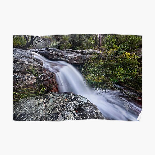 "Waterfall in the bushland near Pearly Ponds on NSW Central Coast ...