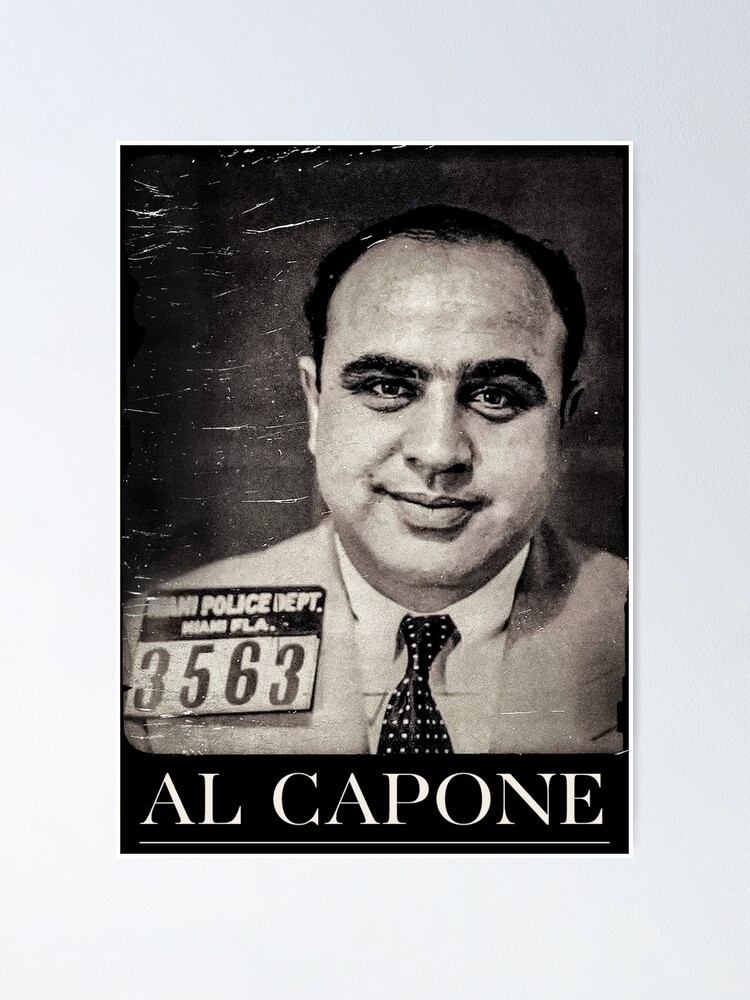 "Al Capone Mugshot" Poster by TonyAra | Redbubble