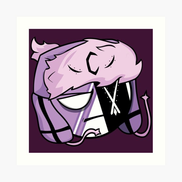 "Fnf Ruv emoji serious" Art Print for Sale by AbrekArt | Redbubble