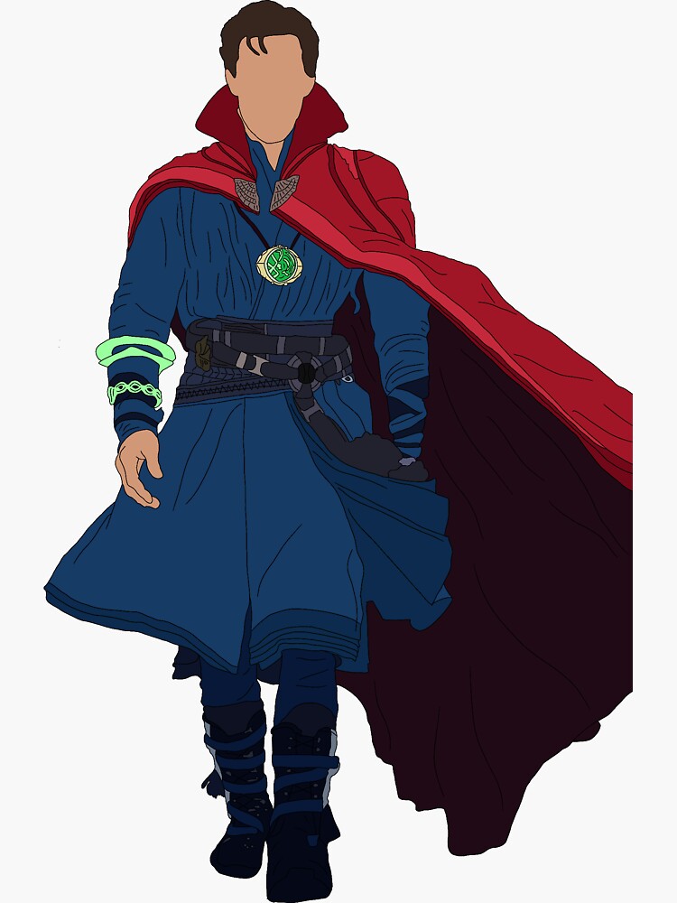 "Dr. Strange sticker" Sticker for Sale by avamlarson | Redbubble