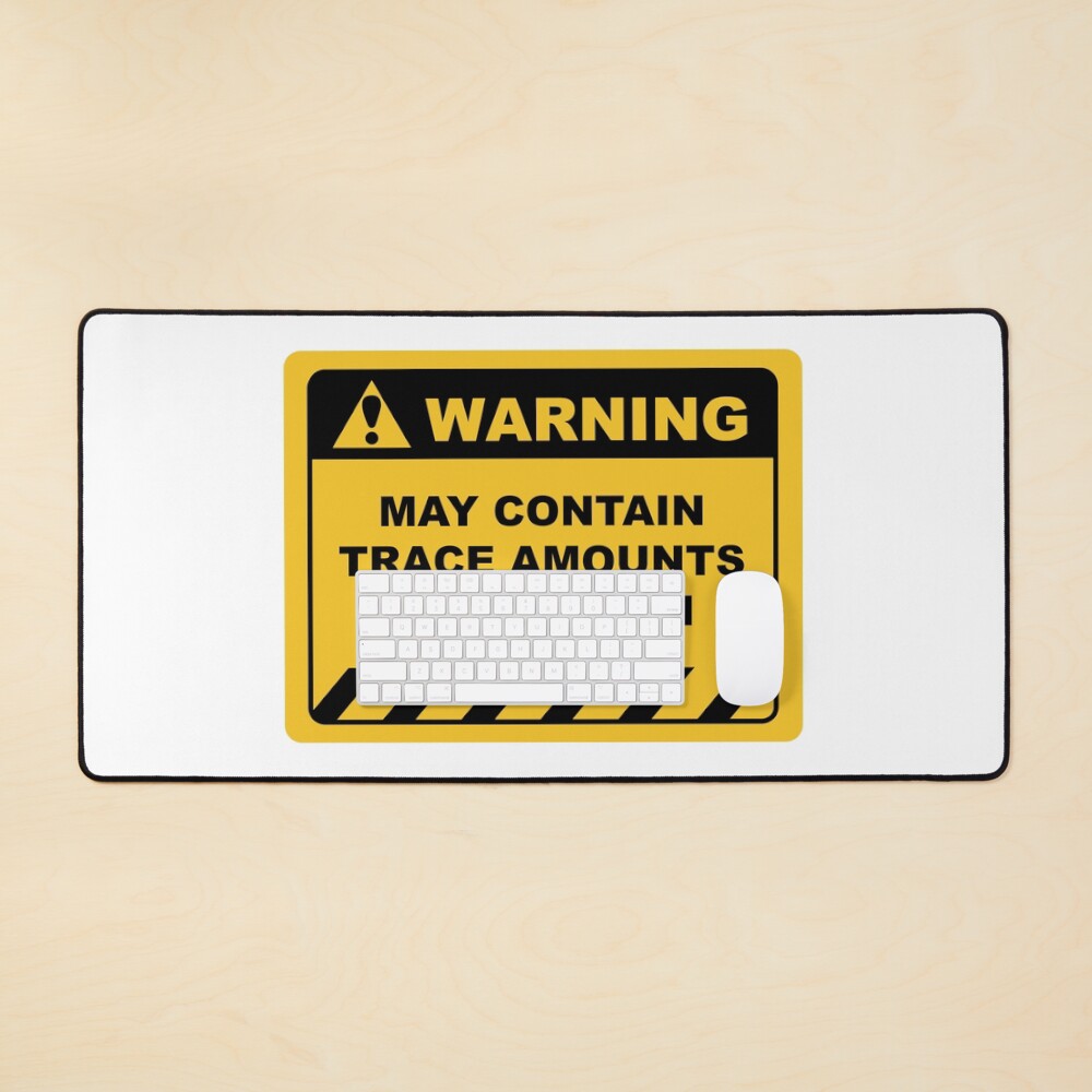 "Funny Human Warning Label / Sign MAY CONTAIN TRACE AMOUNTS OF SARCASM ...