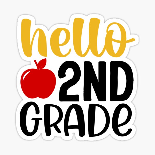 Pegatina «Hola segundo grado, regalo de regreso a clases para ...