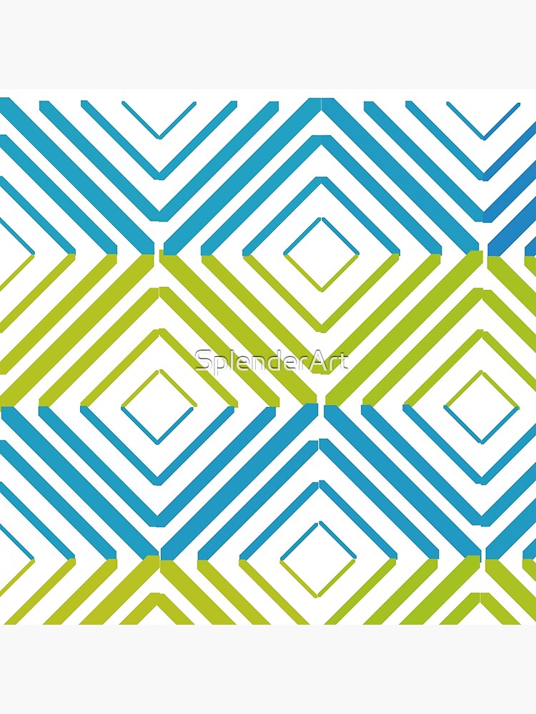 "Triangle square pattern" Poster for Sale by SplenderArt | Redbubble