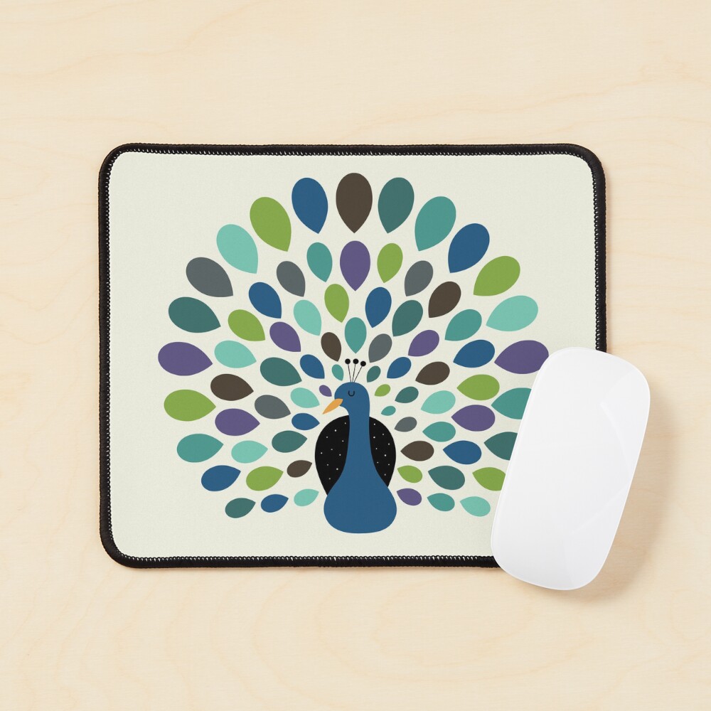 "Peacock Time" Sticker for Sale by AndyWestface | Redbubble