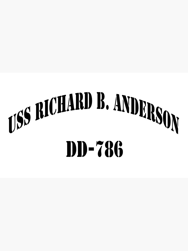 "USS RICHARD B. ANDERSON (DD-786) SHIP'S STORE" Cap for Sale by ...