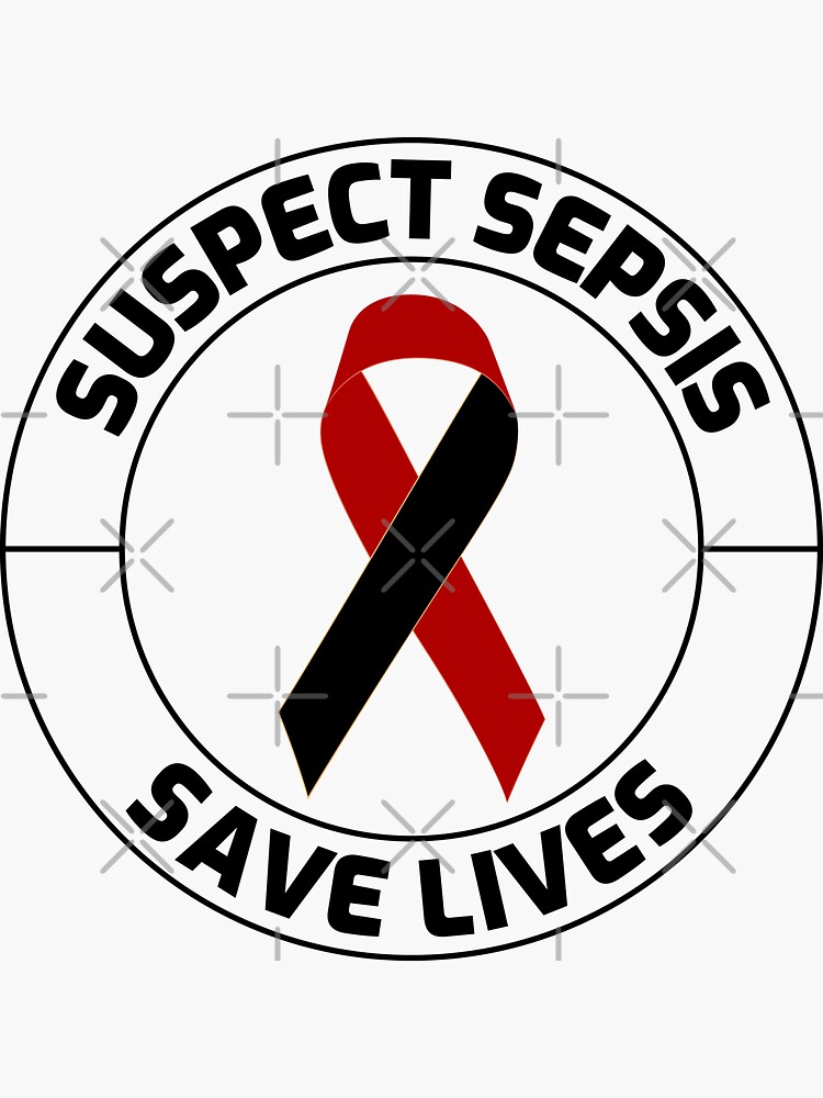 "Sepsis Awareness " Sticker for Sale by CuteDesigns1 | Redbubble