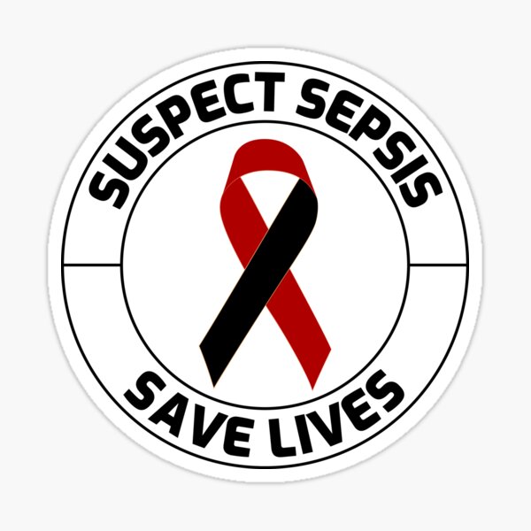 "Sepsis Awareness " Sticker for Sale by CuteDesigns1 | Redbubble