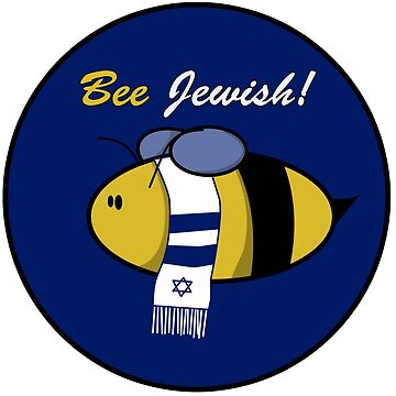 "Bee Jewish" Sticker for Sale by dpardo | Redbubble
