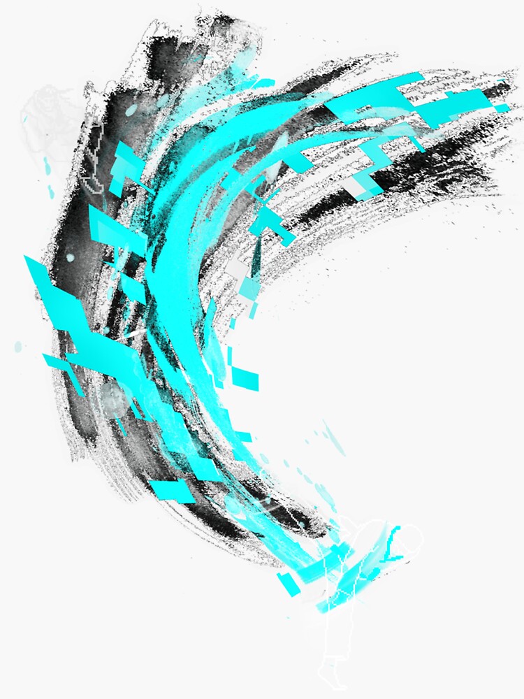 "8 Bit Kick" Sticker for Sale by ReyesyFalcon | Redbubble