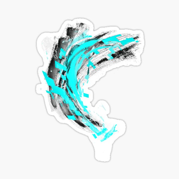 "8 Bit Kick" Sticker for Sale by ReyesyFalcon | Redbubble