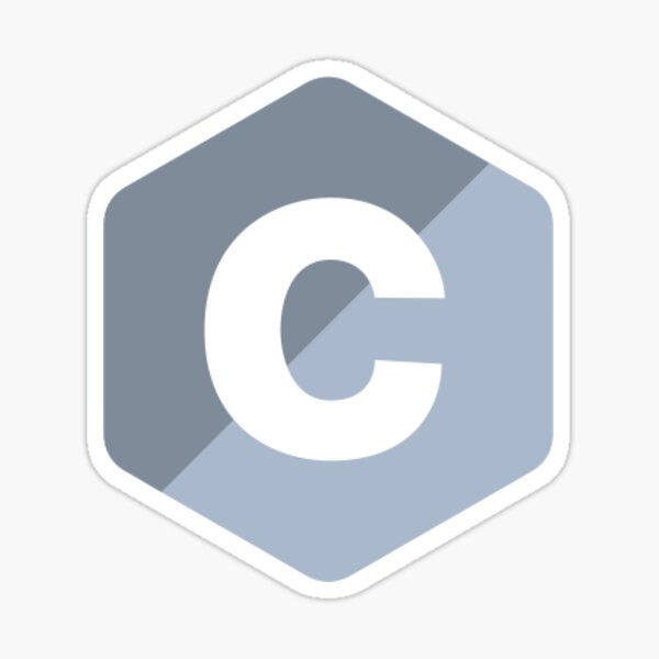 "C (PROGRAMMING LANGUAGE)" Sticker for Sale by GreenPhosphor | Redbubble