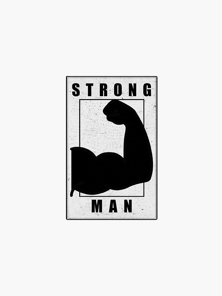 "strongman sticker" Sticker for Sale by jflynt06 | Redbubble