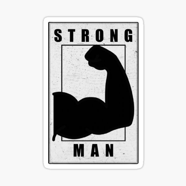 "strongman sticker" Sticker for Sale by jflynt06 | Redbubble