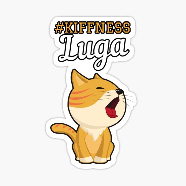 "The Kiffness Luga" Sticker for Sale by designsworlds | Redbubble