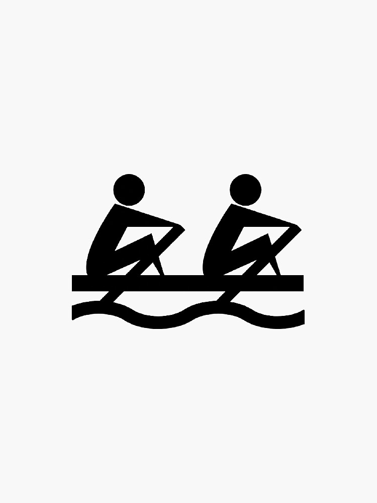 "rowing sticker" Sticker for Sale by jflynt06 | Redbubble