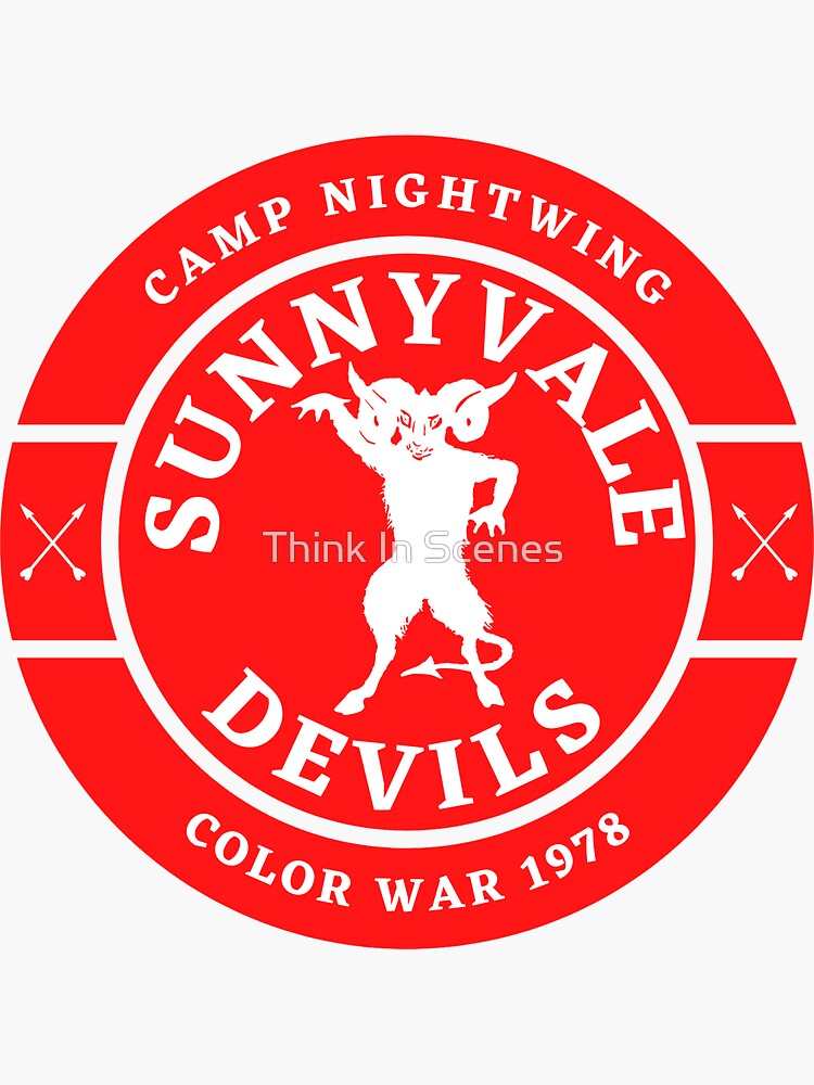 "FEAR STREET - SUNNYVALE DEVILS CAMP NIGHTWING" Sticker for Sale by ...
