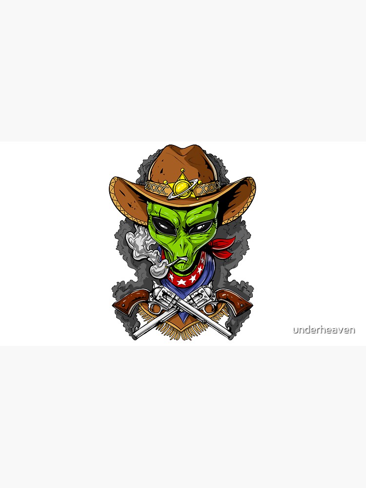 "Space Alien Cowboy" Cap for Sale by Nikolay Todorov | Redbubble