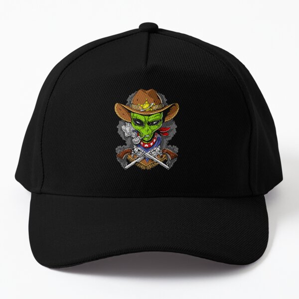 "Space Alien Cowboy" Cap for Sale by Nikolay Todorov | Redbubble