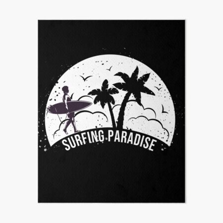 Lámina rígida «El paraíso del surf, la evolución del surf» de felric ...