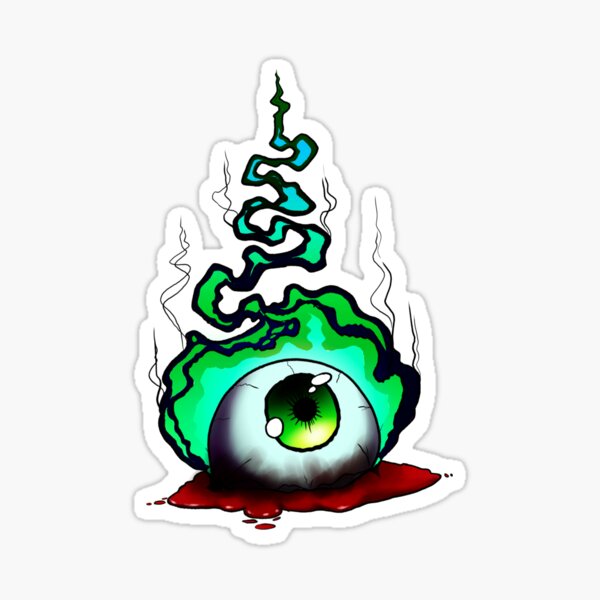 "Magic Eye" Sticker for Sale by KadenEyes | Redbubble