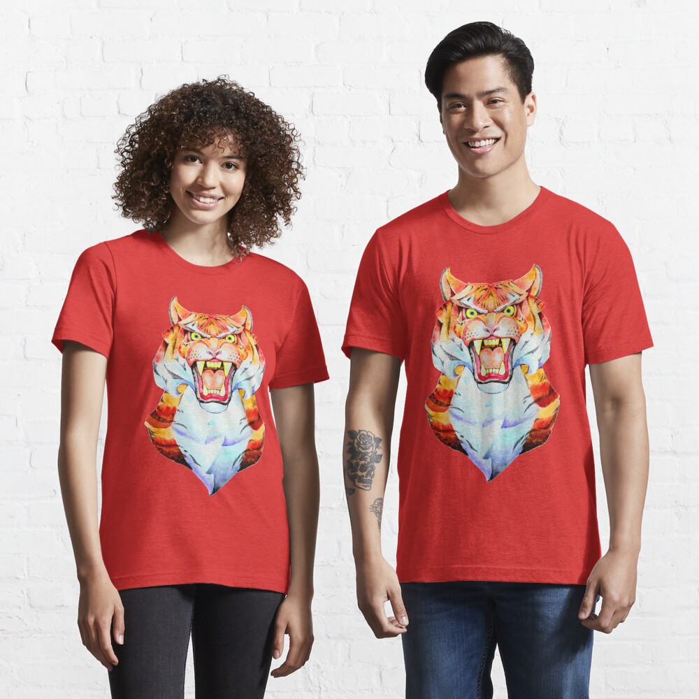 "Tiger Roar" T-shirt for Sale by Villainmazk | Redbubble | tiger t ...