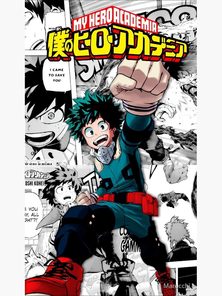 "My Hero Academia Deku" Poster by Marucchi | Redbubble