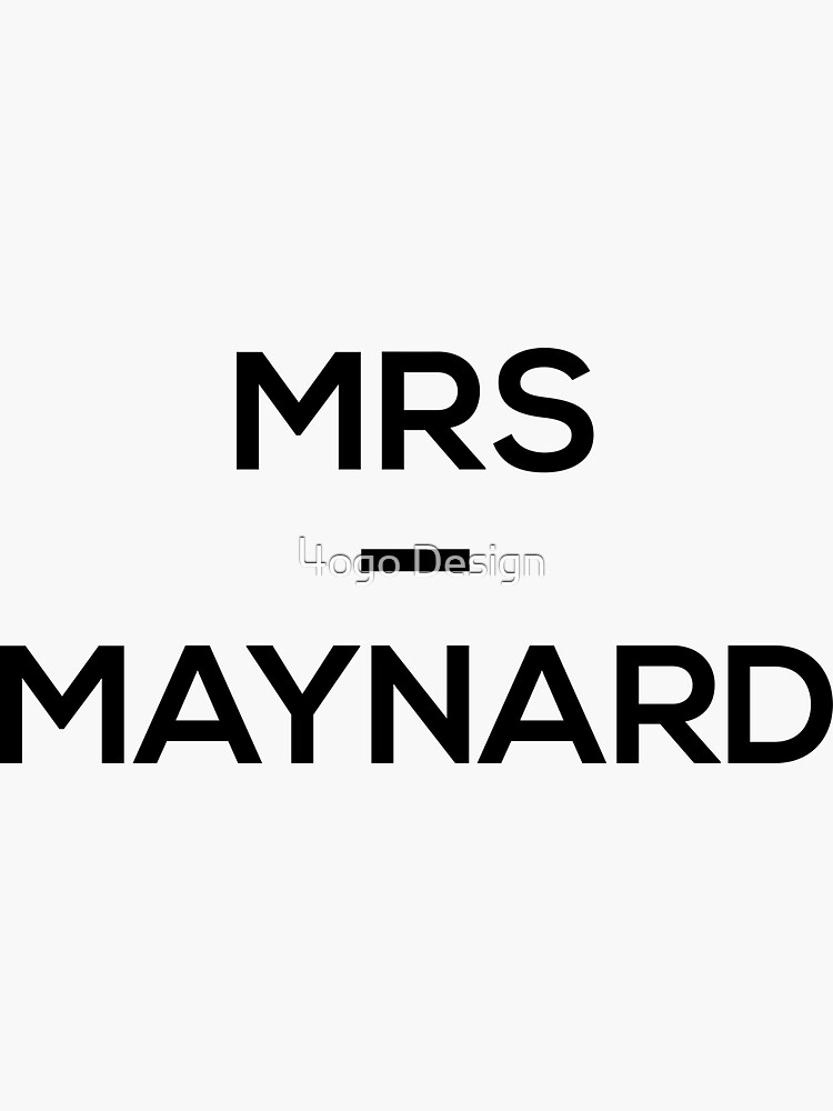 "Mrs Maynard - Jack & Conor Maynard!" Sticker for Sale by MBroadbridgee ...