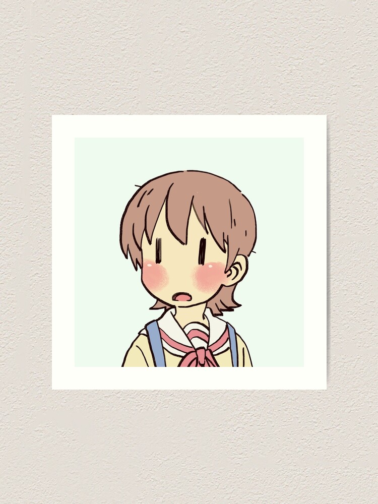 "I draw yuuko (yukko) / funny nichijou meme face" Art Print by RansRoom ...