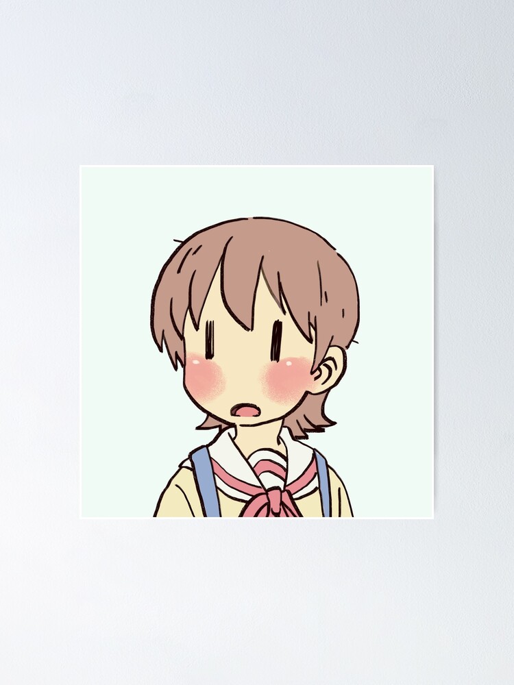 "I draw yuuko (yukko) / funny nichijou meme face" Poster by RansRoom ...